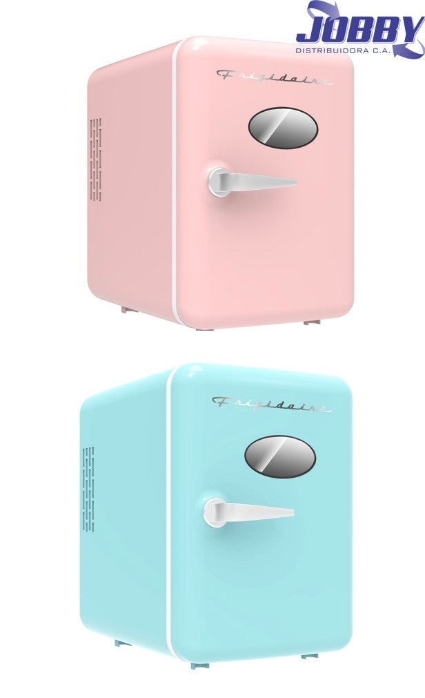 MINI NEVERAS RETRO CON CAPACIDAD DE 6 LATAS EN COLORES ROSADO, AQUAMAR ...